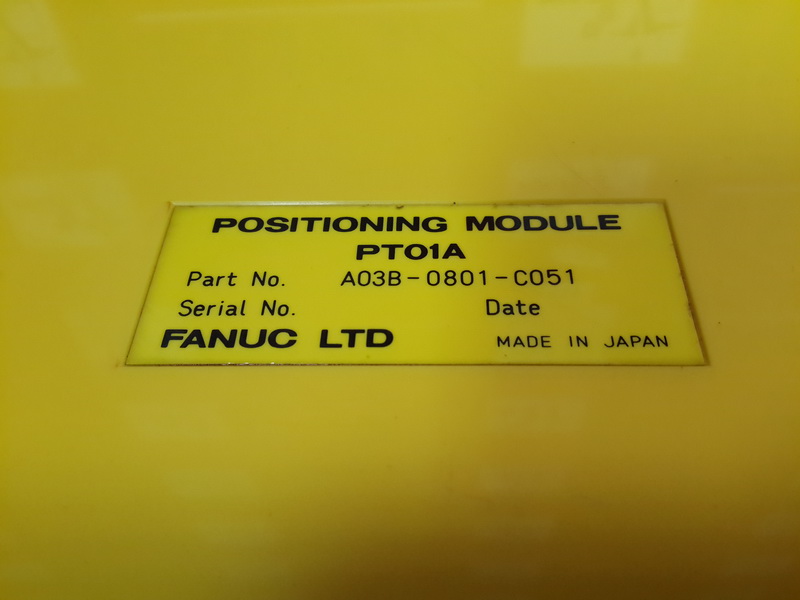 Fanuc A03b 0801 C051 Positioning Module Pt01a Plc Dcs Servo Control